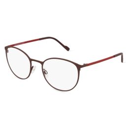 Eschenbach Titanflex 820936 Brille Herren | Fassung: Vollrand, Panto, Rot