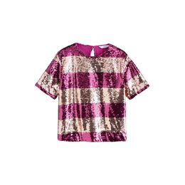 next T-Shirt Damen Gr&ouml;&szlig;e 7XL beige / magenta