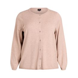 ZIZZI Strickjacke 'Caella' Damen Gr&ouml;&szlig;e 11XL/12XL puder