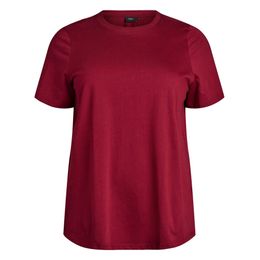 ZIZZI T-Shirt 'Vcharlin' Damen Gr&ouml;&szlig;e 7XL/8XL rubinrot