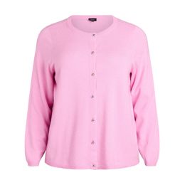 ZIZZI Strickjakke 'Caella' Damen Gr&ouml;&szlig;e 11XL/12XL rosa
