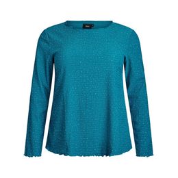 ZIZZI Bluse 'Calaura' Damen Gr&ouml;&szlig;e XL petrol