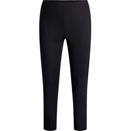 ZIZZI Leggings 'Mwinola' Damen Gr&ouml;&szlig;e 11XL/12XL schwarz / silber