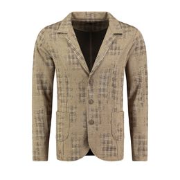Key Largo Sakko 'Ohannes-B ' Herren Gr&ouml;&szlig;e 56/58 beige / schwarz