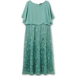 sheego Abendkleid Damen Gr&ouml;&szlig;e 58 mint Winterkleid