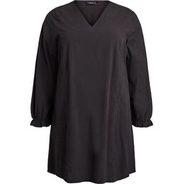 ZIZZI Kleid 'Jeasy' Damen Gr&ouml;&szlig;e 62/64 schwarz Winterkleid