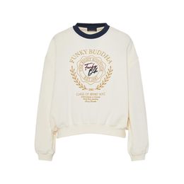 Funky Buddha Sweatshirt Damen Gr&ouml;&szlig;e XS ecru