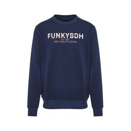 Funky Buddha Sweatshirt Herren Gr&ouml;&szlig;e XL dunkelblau
