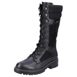 Remonte Schn&uuml;rstiefel Damen Gr&ouml;&szlig;e 37 schwarz Winterschuhe