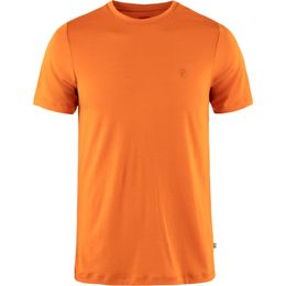 Fjällräven Fjällräven Abisko Wool Herrenshirt orange S - Herrenshirts, -hemden & -pullover