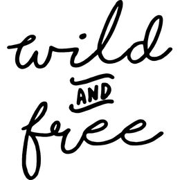 Advanture Shop Wild and Free Autoaufkleber 13,8 x 15 cm schwarz - Outdoor Zubeh&ouml;r