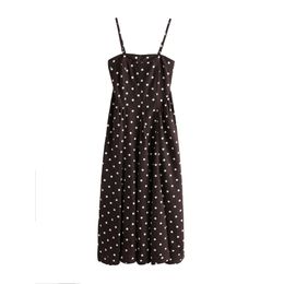 next Kleid Damen Gr&ouml;&szlig;e 38 braun / wei&szlig; Sommerkleid