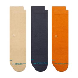 Stance Socken Damen Gr&ouml;&szlig;e 41/43 sand / dunkelblau / orange