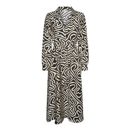 V&eacute;ro Moda Vero Moda Kleid 'VMVIGDIS' Damen Gr&ouml;&szlig;e 42 creme / schwarz Sommerkleid
