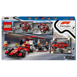 Lego City LEGO® City 60443 F1® Boxenstopp mit Boxencrew und Ferrari Flitzer