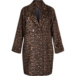 ZIZZI Between-Seasons Coat female Brown size XL
