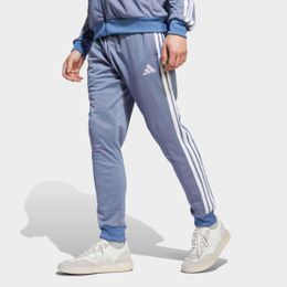 Sporthose adidas Sportswear "M TR MEL PT", Herren, Gr. XL, N-Gr, blau (dunkelblau melange), Obermaterial: 100% Polyester, Hosen