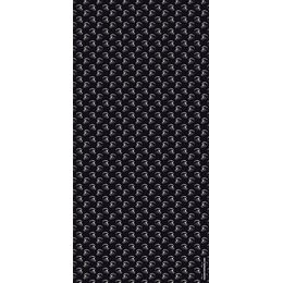 Multifunktionstuch Roleff "Schlauchtuch" Gr. M, schwarz (helmet schwarz, ro 417), Modetücher, Damen, M, Polyester, bedruckt