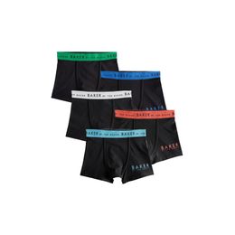 Baker By Ted Baker Boxershorts Jungen Gr&ouml;&szlig;e 116 blau / gr&uuml;n / schwarz / wei&szlig;
