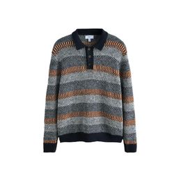 next Pullover Herren Gr&ouml;&szlig;e S navy / cognac / wei&szlig;