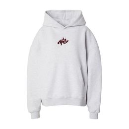 OH APRIL Sweatshirt 'Boyfriend' Damen Gr&ouml;&szlig;e XL graumeliert / burgunder