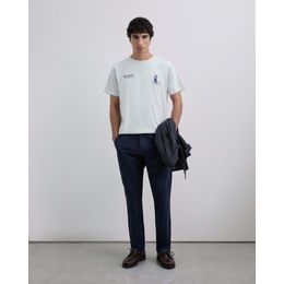 Scalpers T-Shirt 'Scfishing Tee' Herren Gr&ouml;&szlig;e XXL navy / schwarz / wei&szlig;