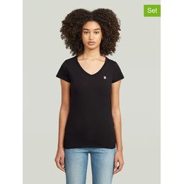 G-Star Raw G-Star 2er-Set: Shirts in Wei&szlig;/ Schwarz - 51% | Gr&ouml;&szlig;e S | Damen-tops