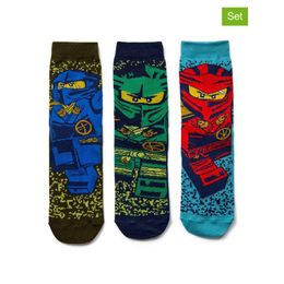 Lego 3er-Set: Socken in Bunt - 19% | Größe 26-27 | Kinder-socken-strumpfhosen