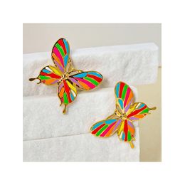 LA CHIQUITA Vergold. Ohrstecker "Borbola" - 62% | Schmuck