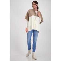 monari Cardigan in Creme/ Hellbraun - 60% | Größe 38 | Damen-pullover-cardigans