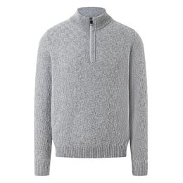 Maerz Muenchen Wollpullover in Grau - 55% | Größe 54 | Herren-plussize