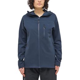 Haglöfs Haglöfs Fleecejacke "Rosson Mid Hood" in Dunkelblau - 37% | Größe S | Damenjacken