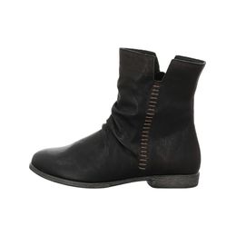 Think! Leder-Boots in Schwarz - 61% | Größe 39 | Damen-stiefel