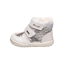 Primigi Leder-Boots in Weiß/ Silber - 79% | Größe 20 | Baby-stiefel-boots