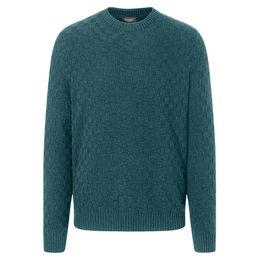 Maerz Muenchen Wollpullover in Petrol - 53% | Größe 56 | Herren-plussize