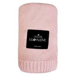 Lullalove Decke in Hellrosa - 27% | Größe 80x100 cm | Decken