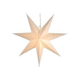 STAR TRADING Papierstern "Sensy Star 54" in Creme - (B)51 x (H)54 cm - 42% | Lichterketten-dekobeleuchtung