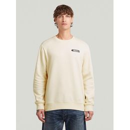 G-Star Raw G-Star Sweatshirt in Creme - 52% | Gr&ouml;&szlig;e L | Herren-plussize