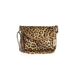 Anna Morellini Leder-Umhängetasche "Malvina" in Hellbraun - (B)22 x (H)18 x (T)2 cm - 73% | Damen-taschen