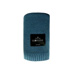 Lullalove Decke in Blau - 27% | Größe 80x100 cm | Decken