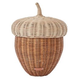 OYOY mini Aufbewahrungskorb "Acorn" in Braun/ Beige - (H)37 x Ø34 cm - 44% | Kisten-koerbe
