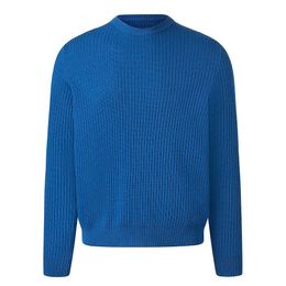 Maerz Muenchen Wollpullover in Blau - 56% | Größe 56 | Herren-plussize
