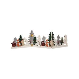 STAR TRADING LED-Fensterleuchter "Forest Friends" in Bunt - (L)48 x (B)12,5 cm - 21% | Lichterketten-dekobeleuchtung