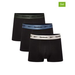 Reebok 3er-Set: Boxershorts "Adir" in Schwarz - 51% | Größe L | Herren-waesche