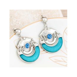 LA CHIQUITA Beschicht. Ohrstecker mit Kristallen - 57% | Schmuck