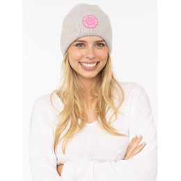 Zwillingsherz Mütze in Grau - 40% | Damen-muetzen-caps