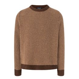 Maerz Muenchen Wollpullover in Hellbraun - 57% | Größe 58 | Herren-plussize