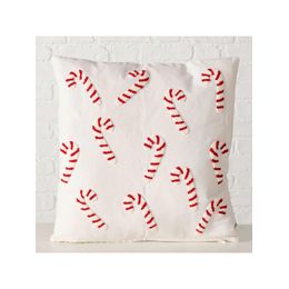 Boltze Kissen "Candycane" in Weiß/ Rot - (L)45 x (B)45 cm - 15% | Dekokissen