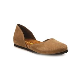 Comfortfusse Leder-Ballerinas in Sand - 65% | Größe 36 | Damen-ballerinas