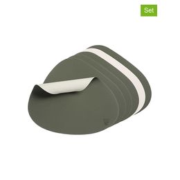 Björn 6er-Set: Tischsets in Grün/ Creme - (L)44 x (B)37 cm - 35% |